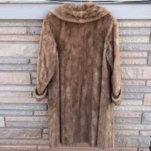 Vintage | Jackets & Coats | Vintage Mink Fur Full Length Coat Authentic ...